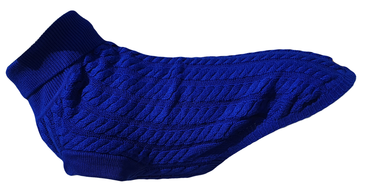 The Rascal Dog Jumper in Blue - Canine-and-Co-Dog-Jumpers – Canine-and ...